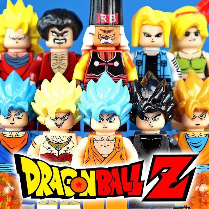 Dragon Ball Z Lego Minifigures Building toys from Anime Manga series ...