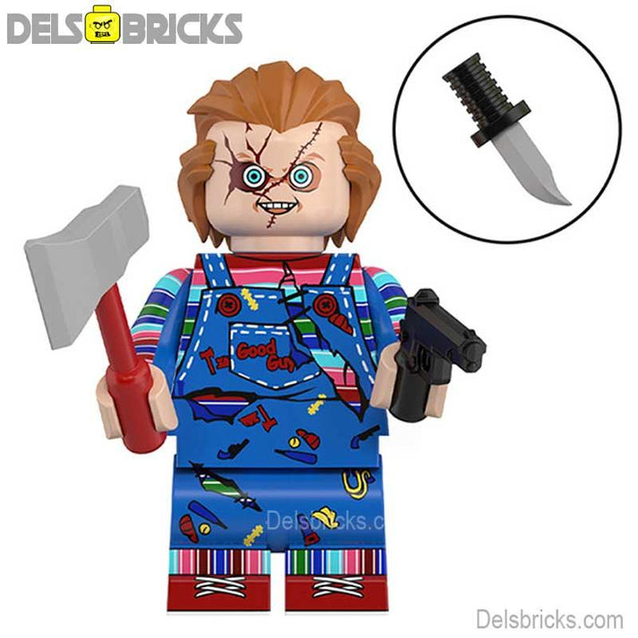 Lego Minifigures Chucky Child's Play New Horror movie custom mini Toys ...