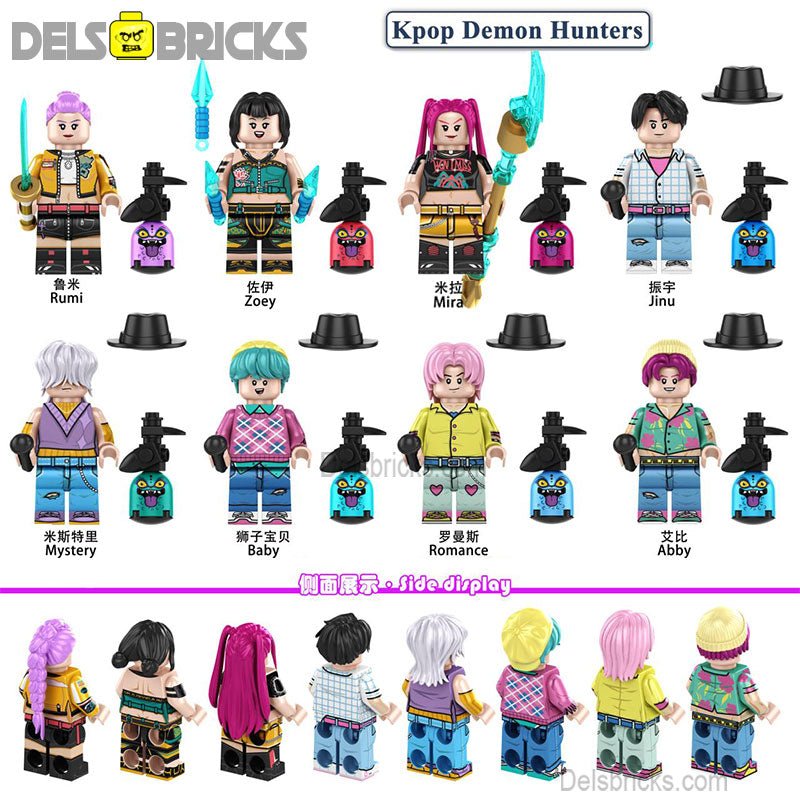 Lego Minifigures Kpop Demon Hunters Netflix Anime building Toys Manga ...