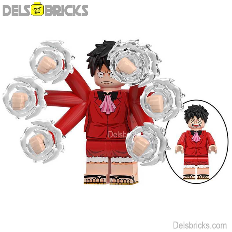 Lego Minifigures ONE PIECE Monkey D Luffy Anime manga building toys 16 ...