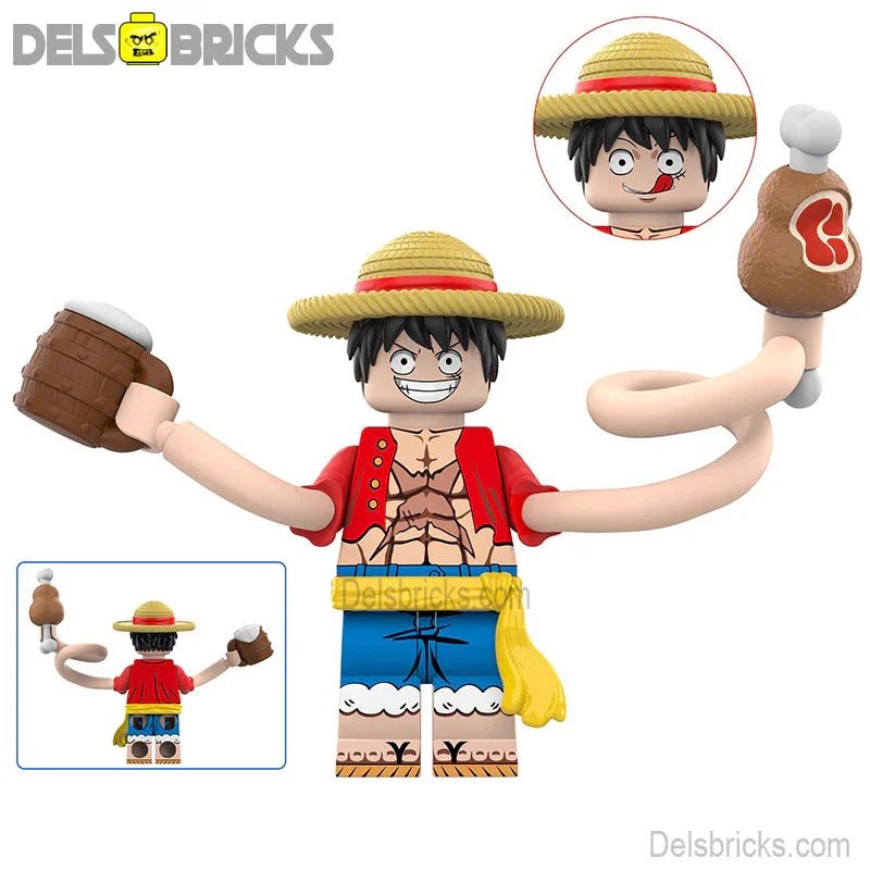 Lego Minifigures One Piece Anime series Mini figure manga toys ...